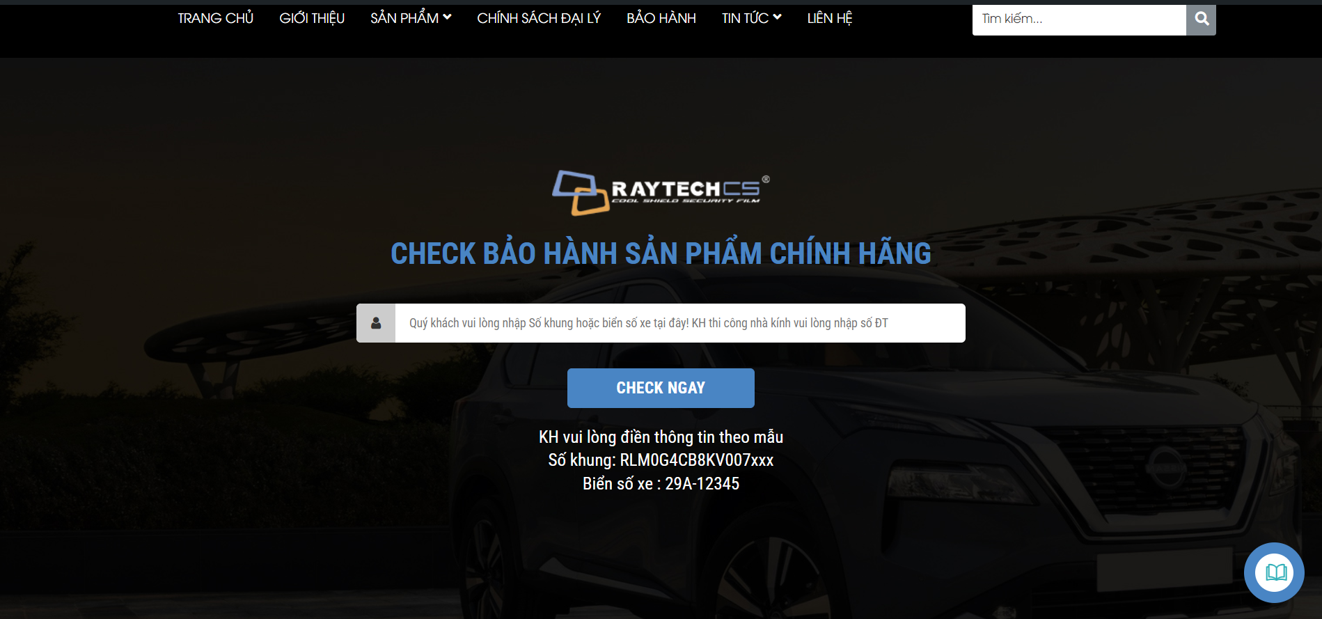 CÁCH TRA CỨU BẢO HÀNH ĐIỆN TỬ RAYTECH - Raytech